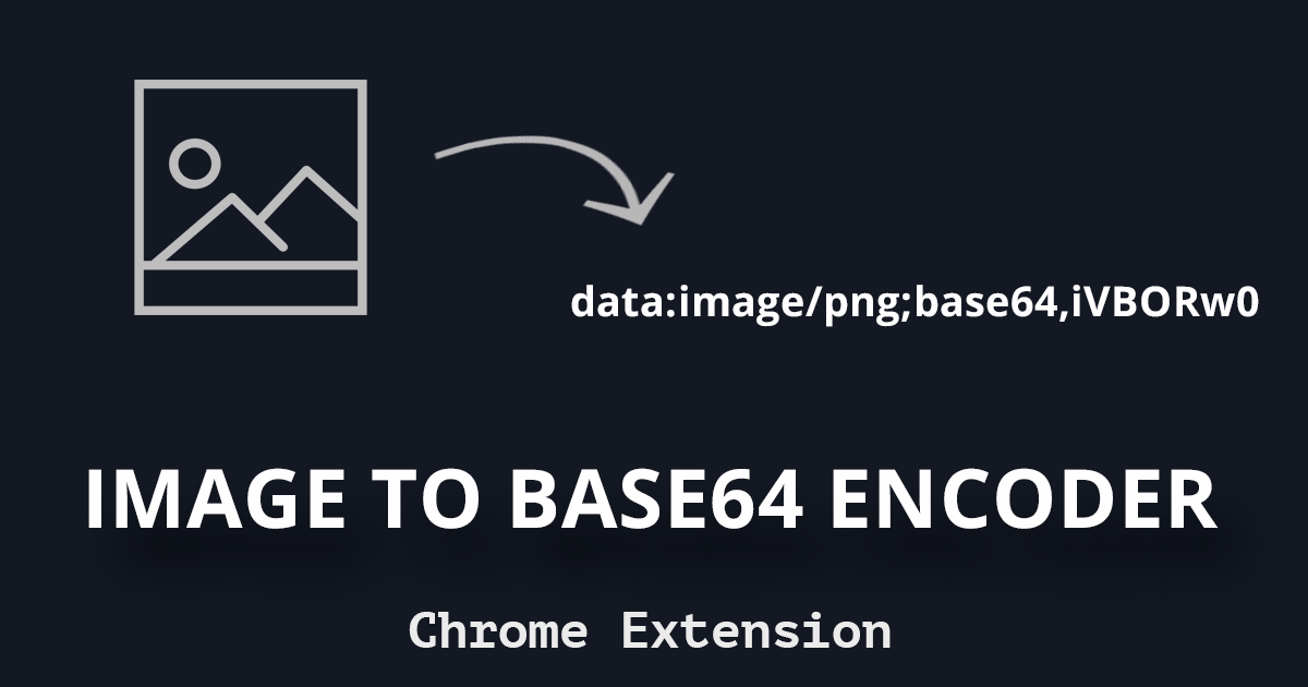 Image To Base64 Encoder